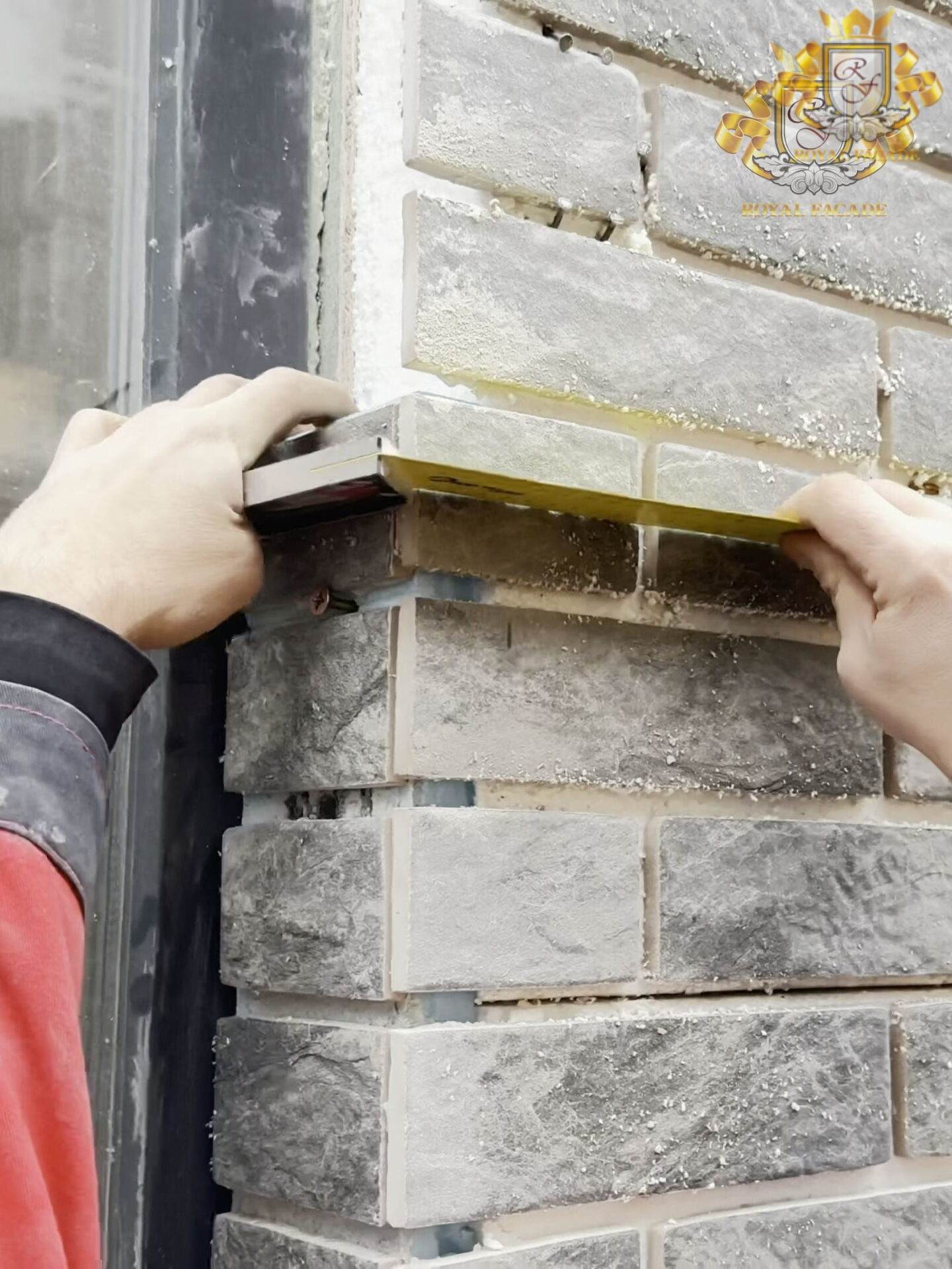 Clinker Thermal Panels Installation | Royal Facade