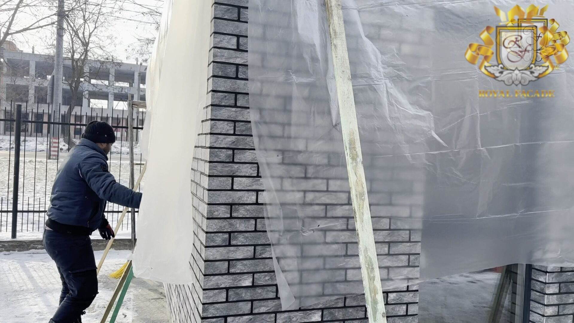 Clinker Thermal Panels Installation | Royal Facade