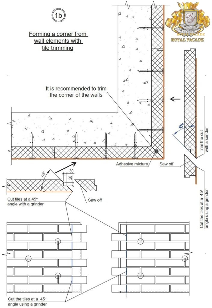 Clinker Thermal Panels Installation | Royal Facade